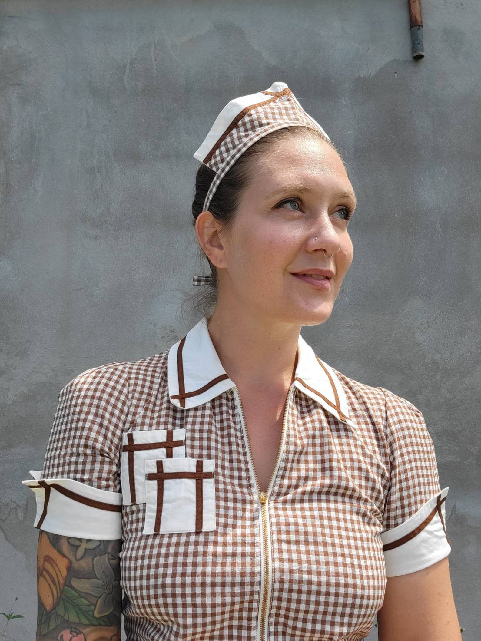 Vintage 1940s 1950s Waitress Dress Angelica Uniform Dress - Etsy