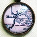 Moab Utah Antique Historic Vintage Map Pendant for Necklaces, Keychains ...