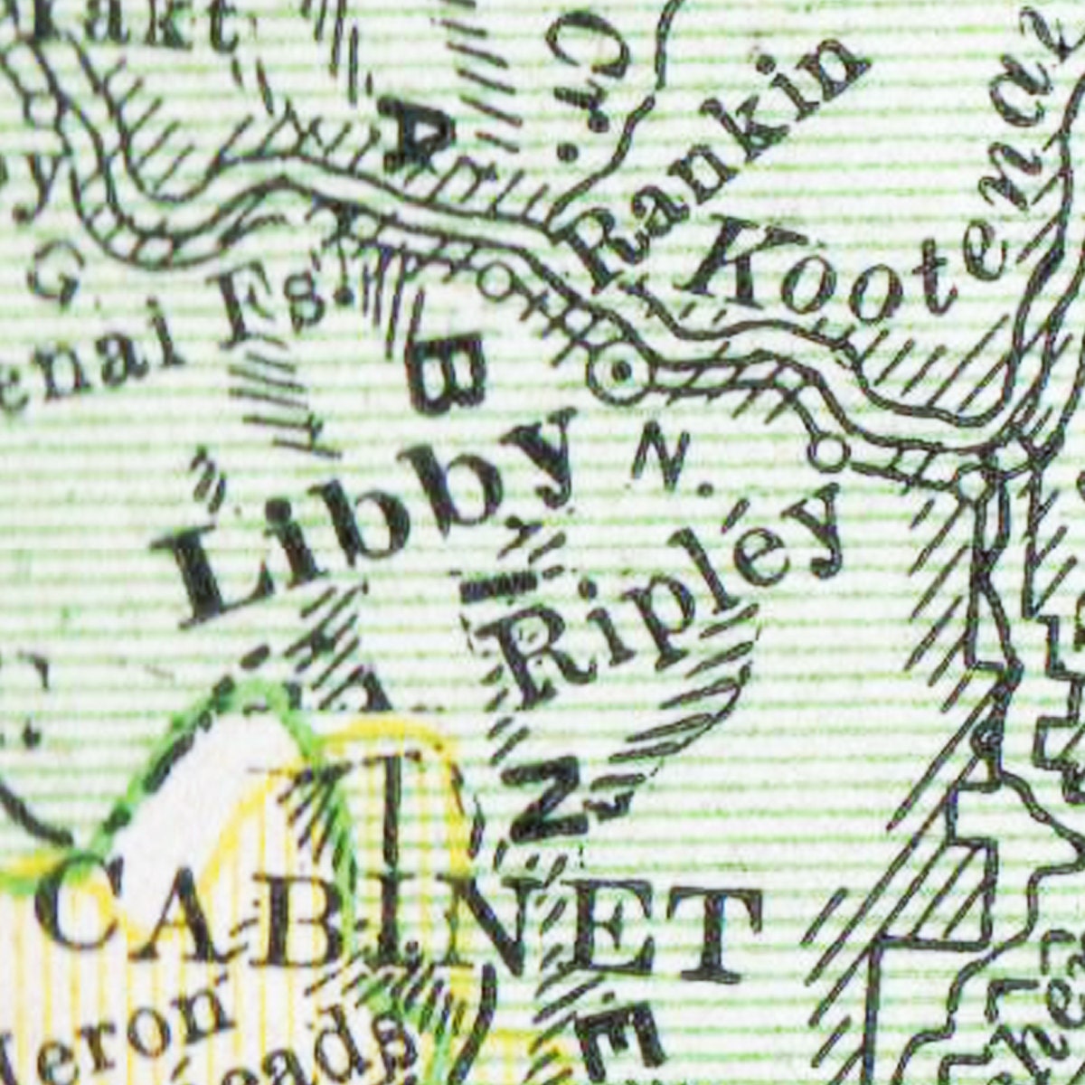 Libby Montana Antique Vintage Map Pendant for Necklaces, Keychains ...