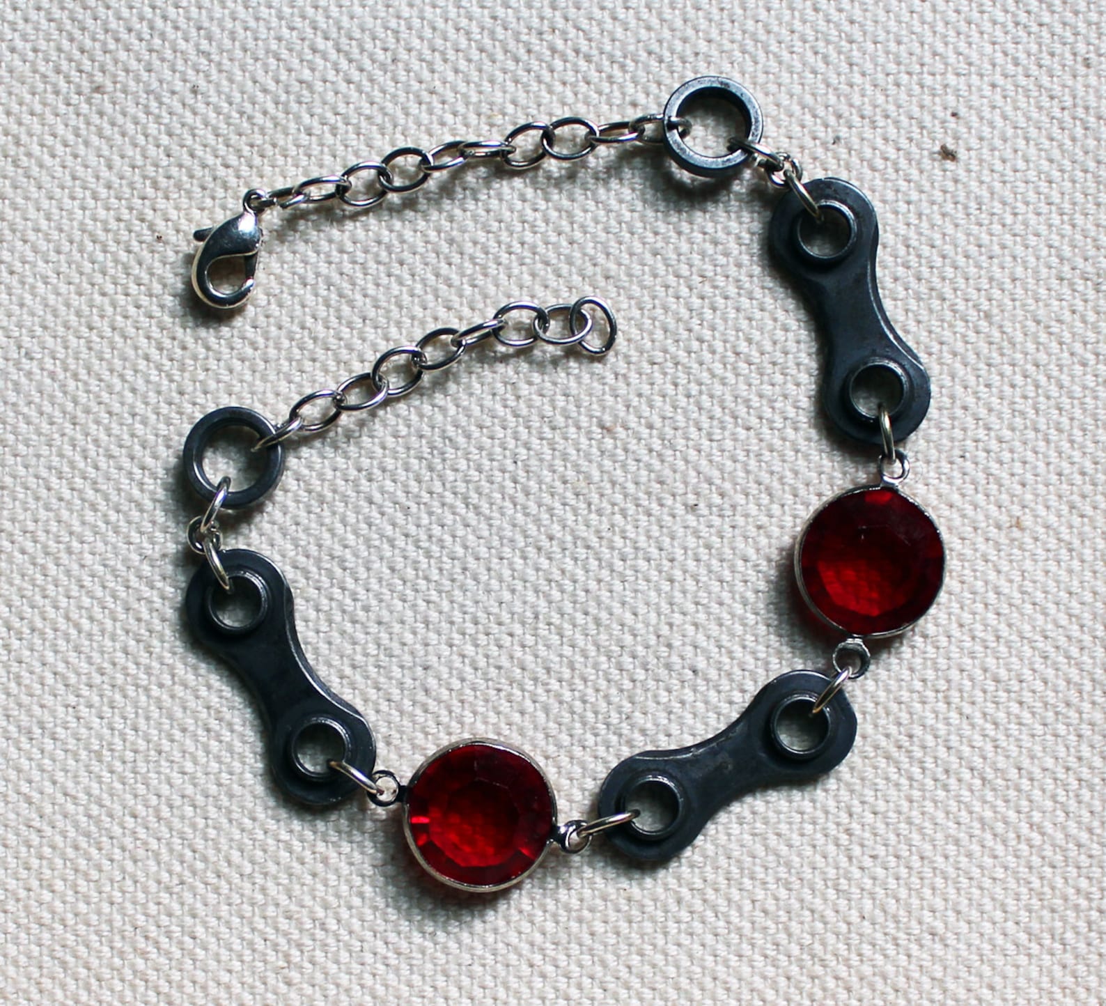Upcycled Bicycle Chain Bracelet - Bike Bracelet, Bicycle Bracelet ...