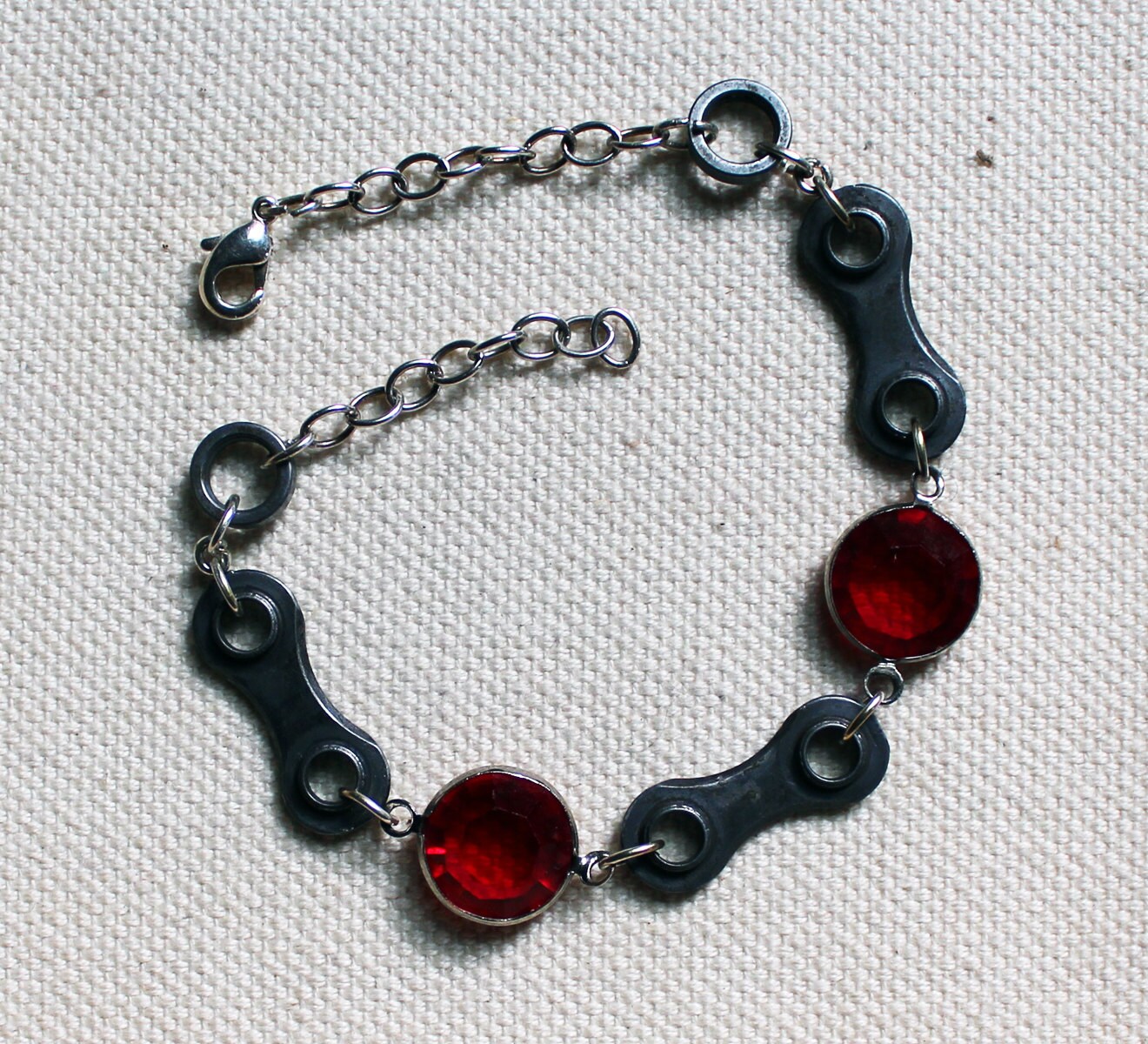 Upcycled Bicycle Chain Bracelet - Bike Bracelet, Bicycle Bracelet ...