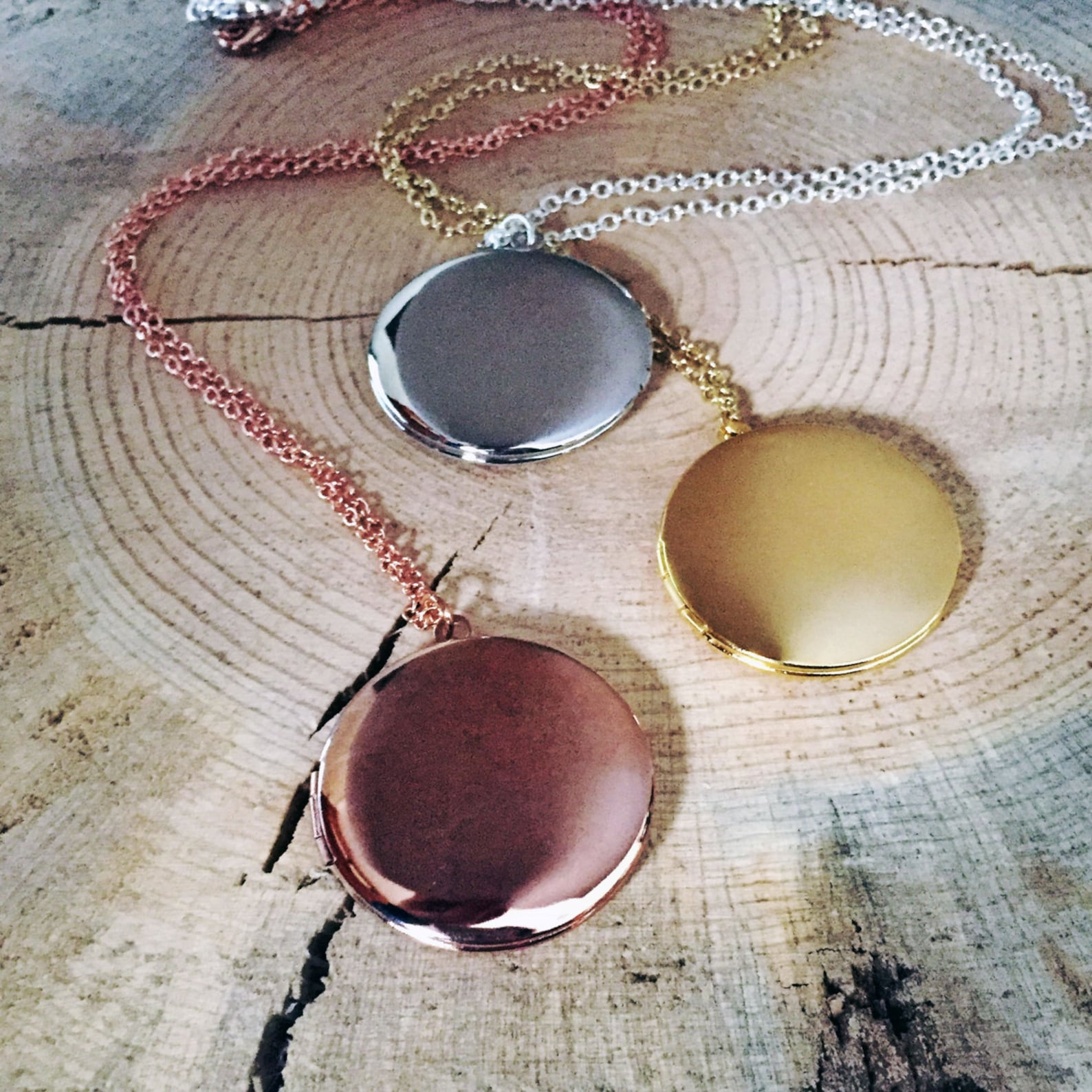 Matching Custom Photo Lockets SET OF TWO I'll Love You - Etsy