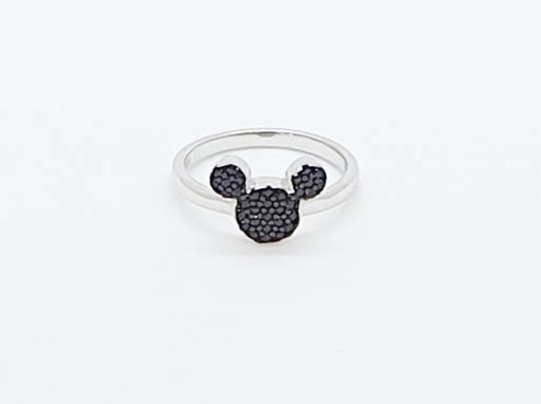 Micky Mouse Ring Mickey Mouse Silver Ring Disney Jewelry - Etsy