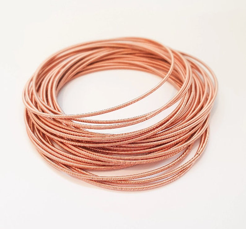 Guitar String Bracelets Silver Spring Bracelets Stainelss - Etsy