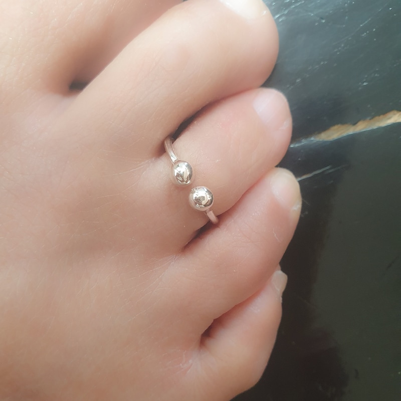 Double Toe Rings - Etsy