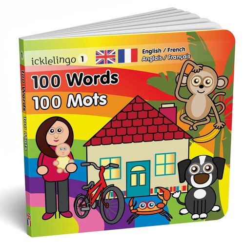 FRENCH Bilingual Children's First Words Book - Etsy