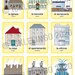 SPANISH Flash Cards, Around Town, Instant Download - Etsy