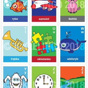 POLISH Flash Cards, Instant Download - Etsy UK