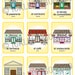 SPANISH Flash Cards, Around Town, Instant Download - Etsy