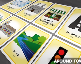 Spanish Flashcards to Learn Numbers 9 to 0 for Kids Print - Etsy