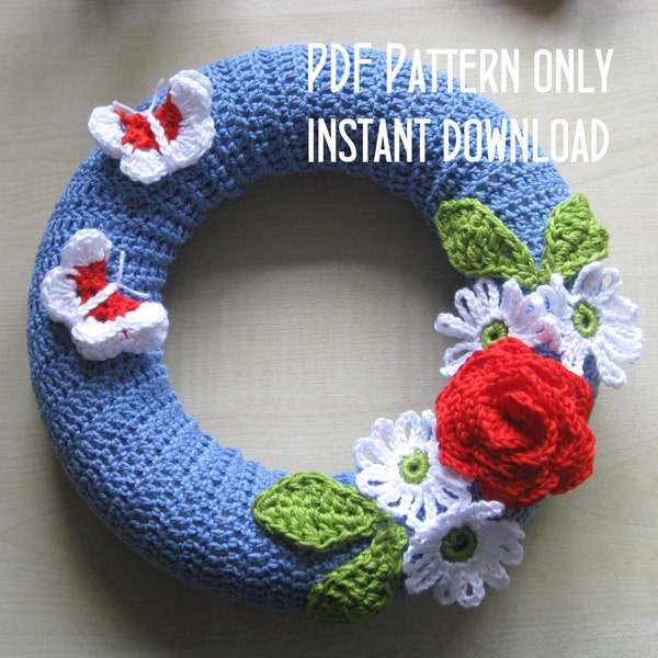 Crochet Wreath - Etsy