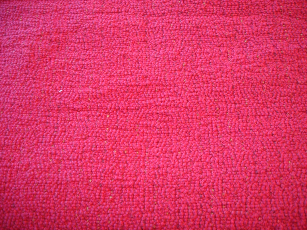 Brick Red Hand Woven Fabric - Etsy
