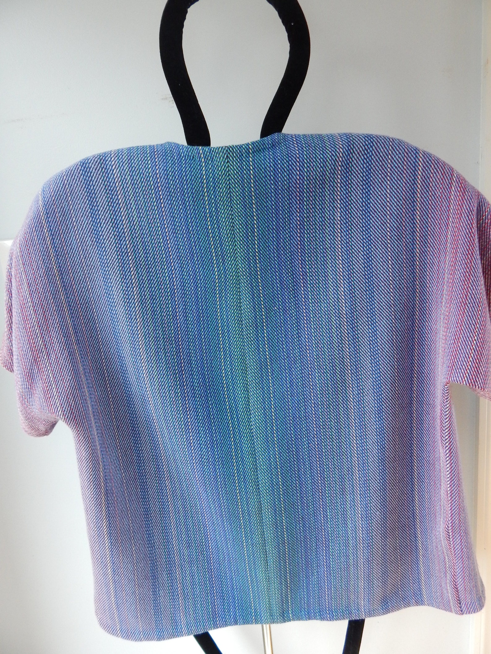 Short Sleeve Handwoven Jacket - Etsy