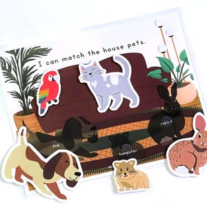 Pets Animal Shadow Matching Activity for Toddlers Learning Resources ...