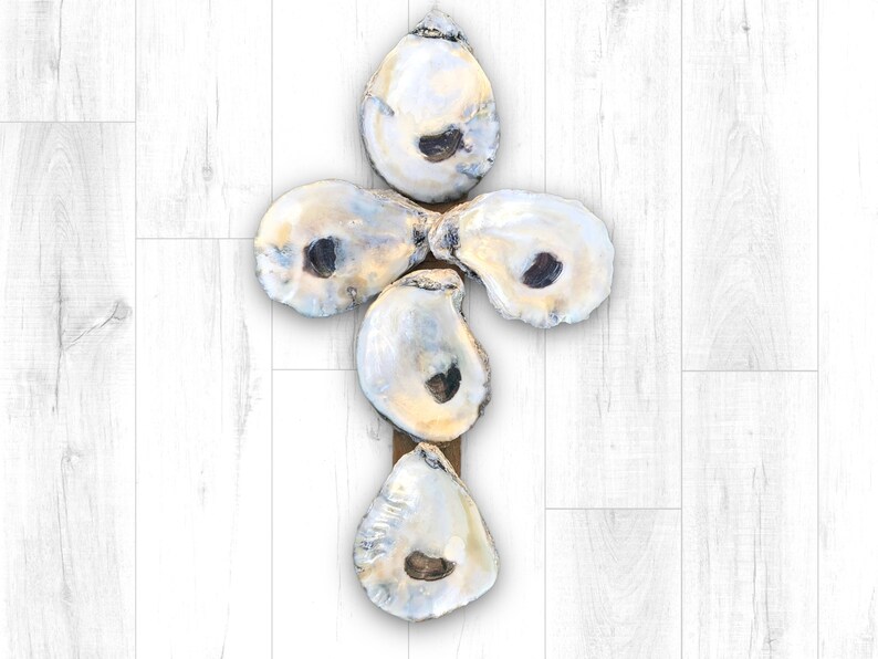 Oyster Crosses, Coastal Decor, Rustic Decor, Farmhouse Decor, Oyster ...