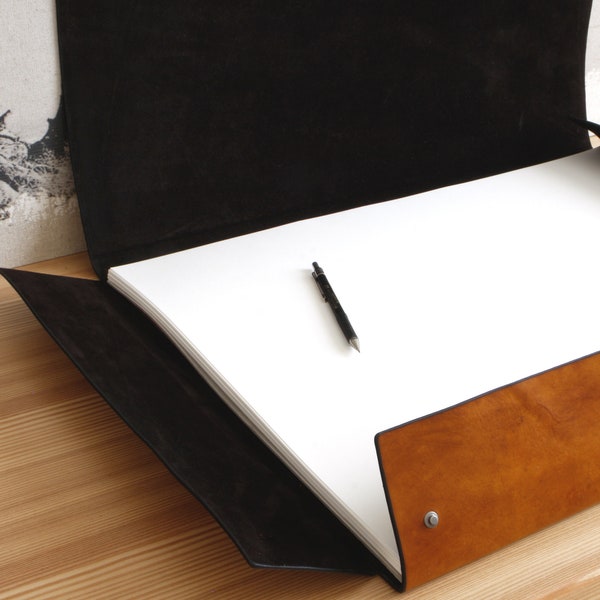 Leather Portfolio - Etsy