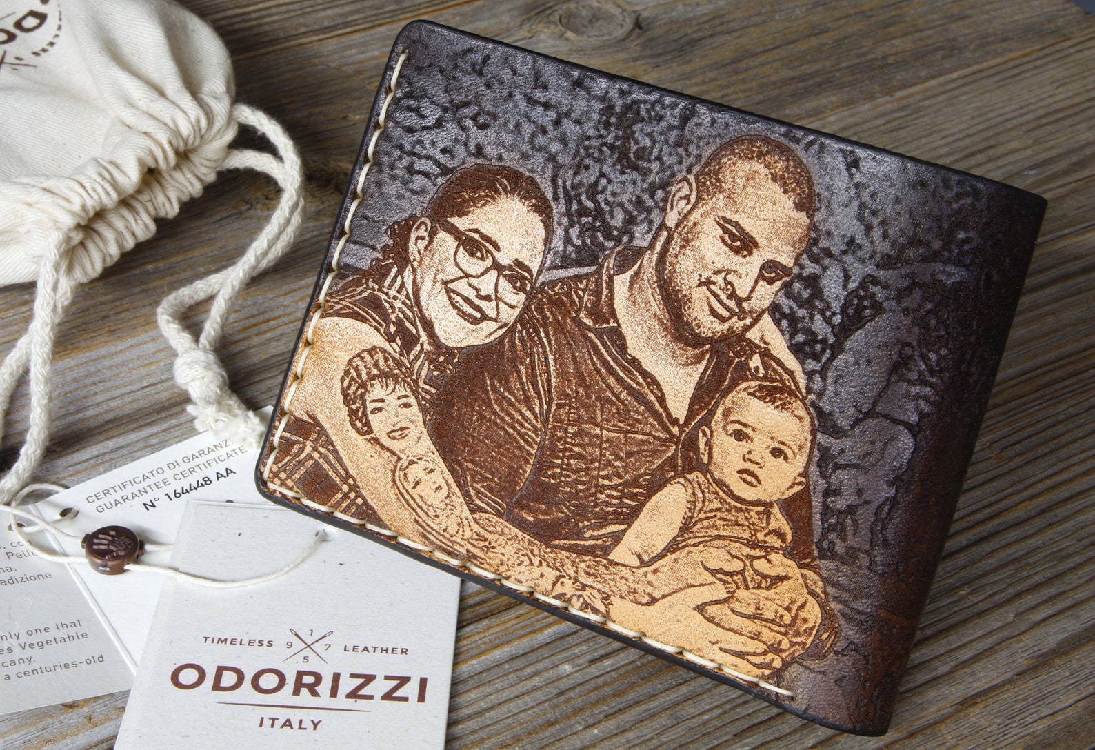 Photo Wallet Gift Photo Engraved Wallet Photo Wallet for | Etsy