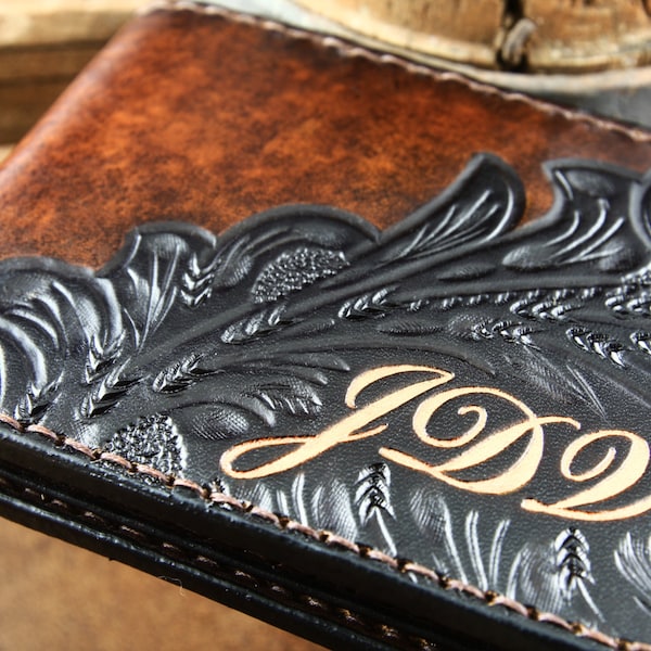 Hand Tooled Wallet - Etsy