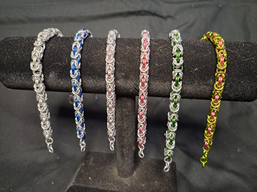 Byzantine Chainmaille Bracelets - Etsy