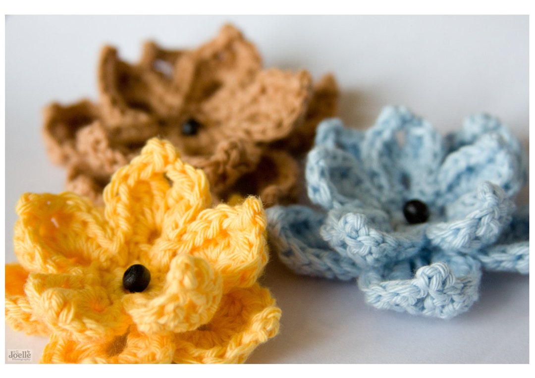 Crochet Pattern Water Lily Flower - Etsy