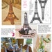 Eiffel Tower 4 Ways Digital Instant Download 4 Pattern 3D Templates ...