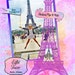 Eiffel Tower 4 Ways Digital Instant Download 4 Pattern 3D Templates ...