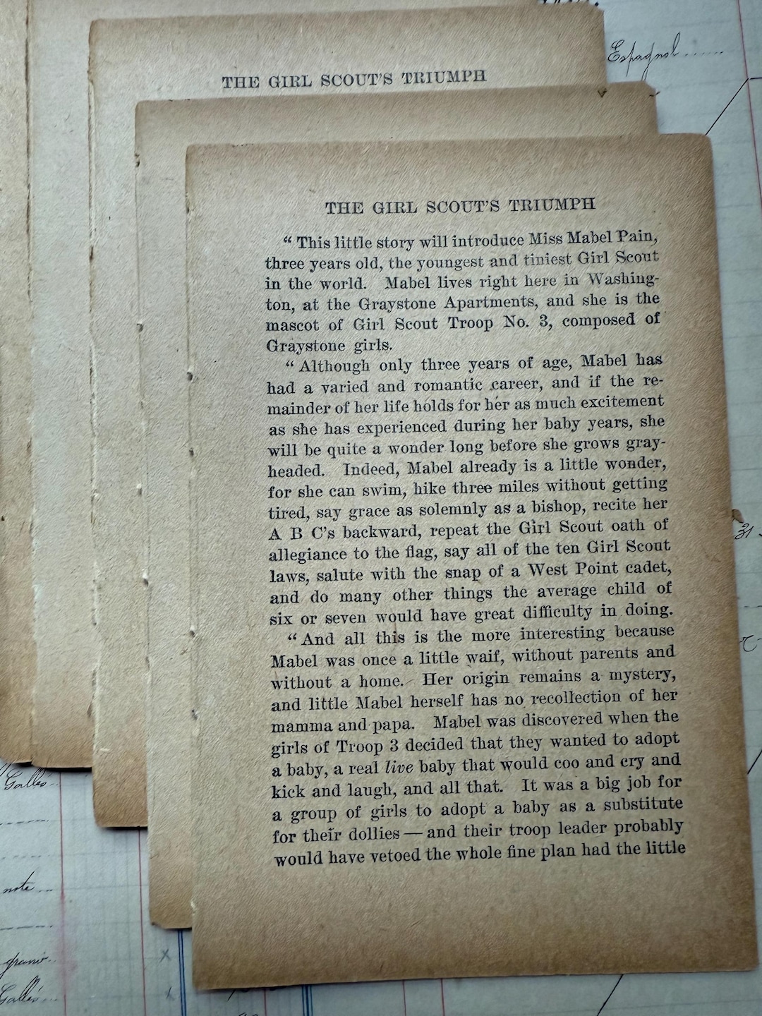 Antique Book Pages - 10 Pages - Authentic Antique From 1914 - 1921 - 7 ...