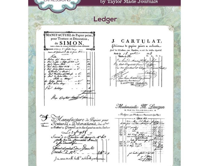 Ledger Creative Expressions Taylor Made Journals Clear Stamp 6"x8" - Etsy