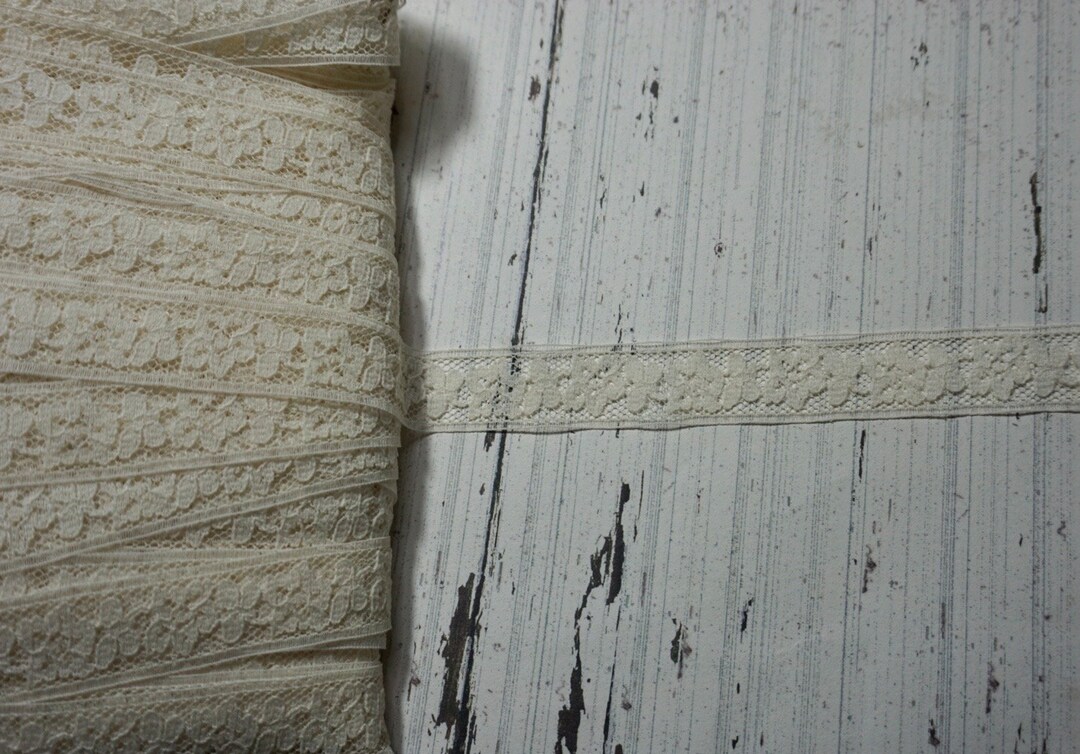 2 Yards Vintage 3/4” Ivory Lace Seam Binding - 2 Yards - Etsy