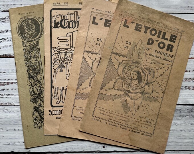 Original Authentic Vintage Religious French Booklets/pamphlets From ...