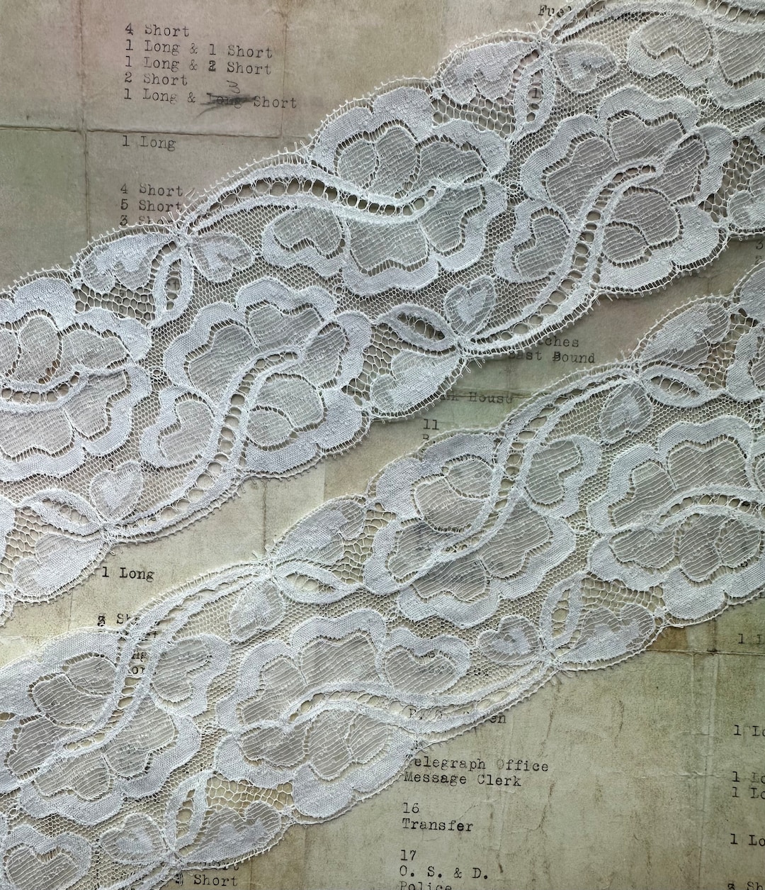 Vintage Soft White Floral French Lace Trim Made in France 3 1/4 Wide - Etsy
