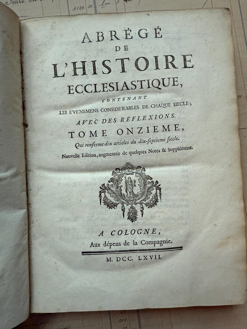 1700s Antique French Rag Book Pages 1762 - 10 Pages - Authentic Antique ...