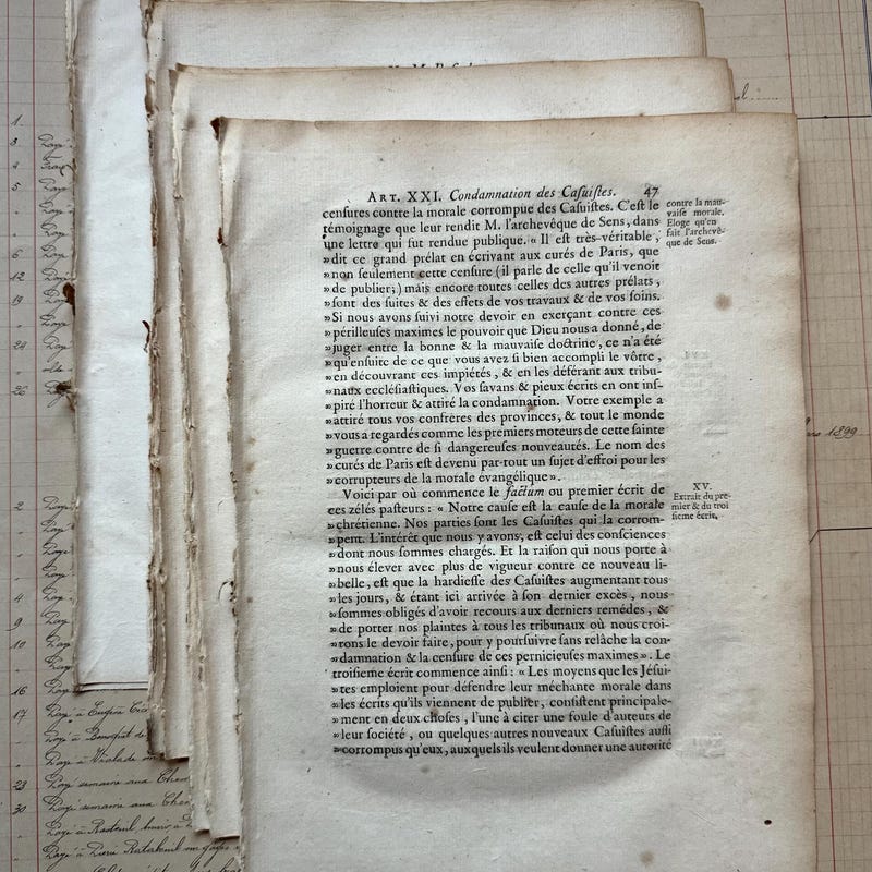 Vintage Paper 1700 - Etsy