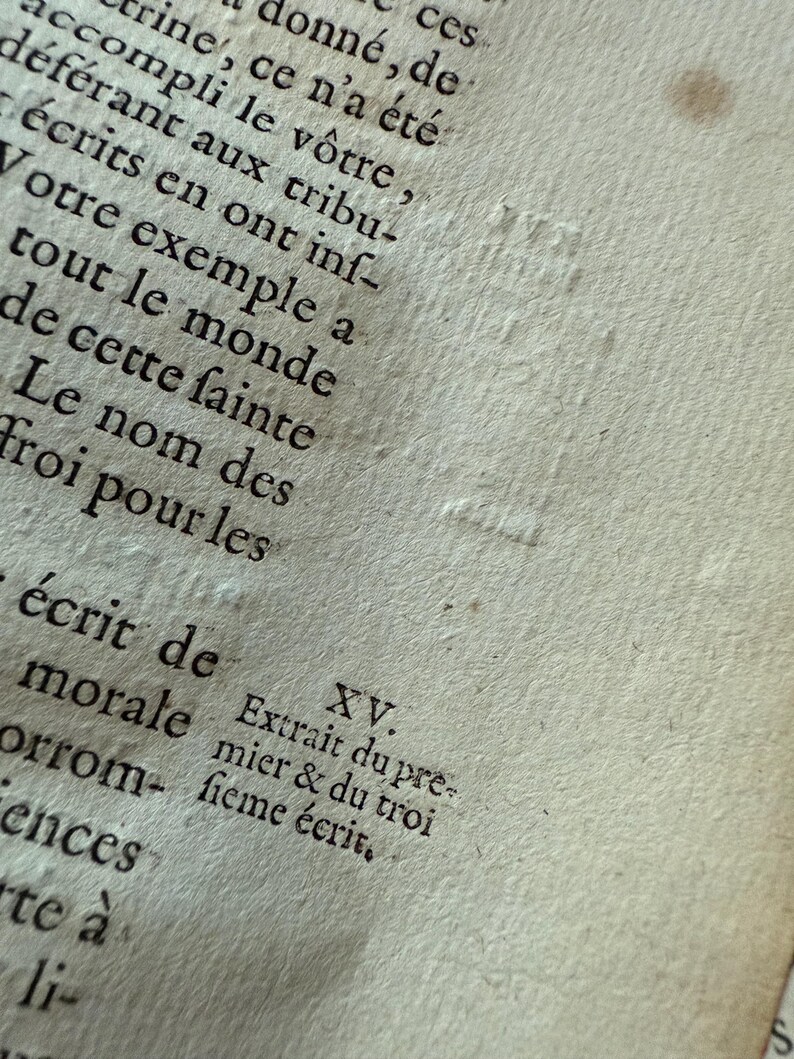 1700s Antique French Rag Book Pages 1762 - 10 Pages - Authentic Antique ...