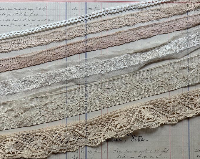 Antique Edwardian Victorian Lace Kit - 6 Yards of Antique Lace Trim ...