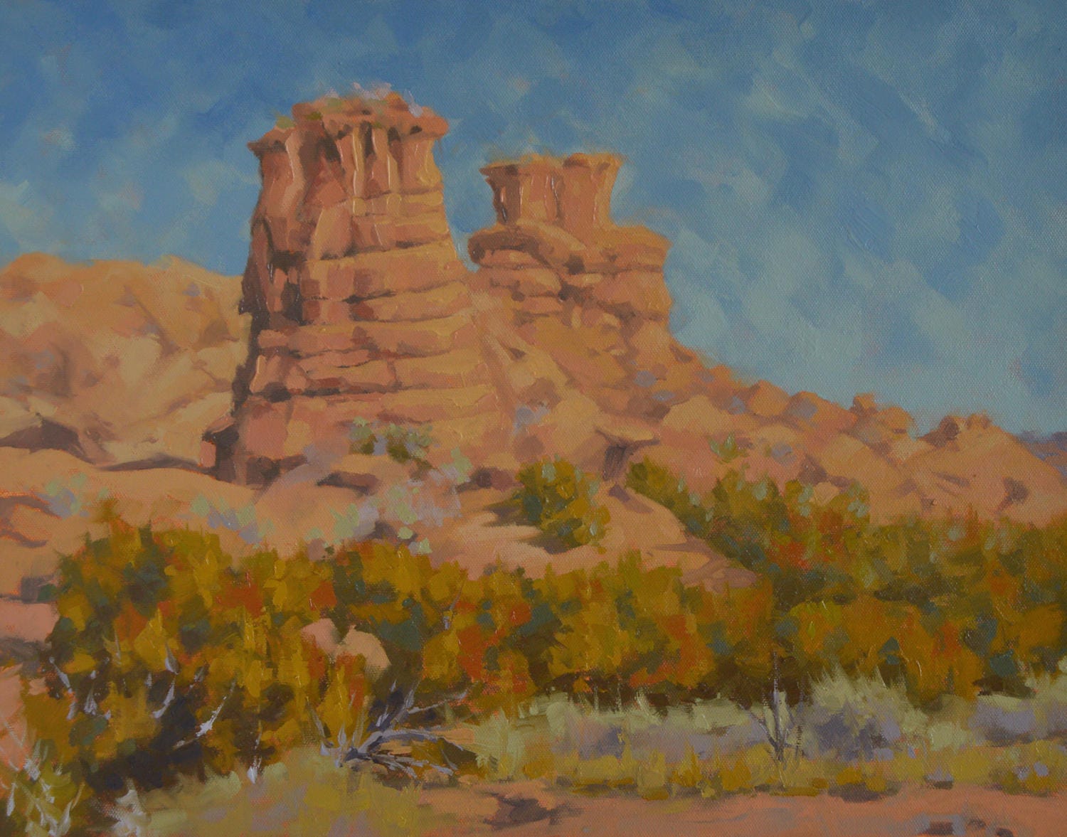 New Mexico - Rocks - Rock Formations - Red Rocks - Santa Fe - Plein Air ...