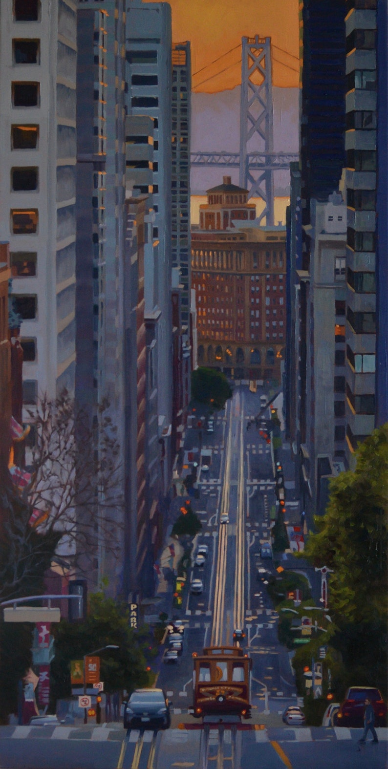 San Francisco - Urban - Cityscape - California - Oil Painting ...