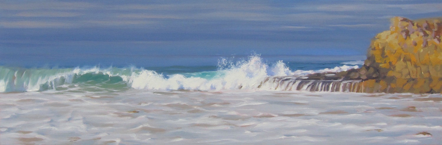 Waves - Seashore - Sea - Ocean - Oil Painting - Plein Air - Seascape ...