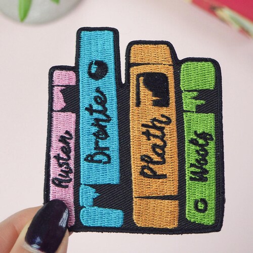 Sit Happens Embroidered Iron on Patch // Bag Patch Swearing | Etsy