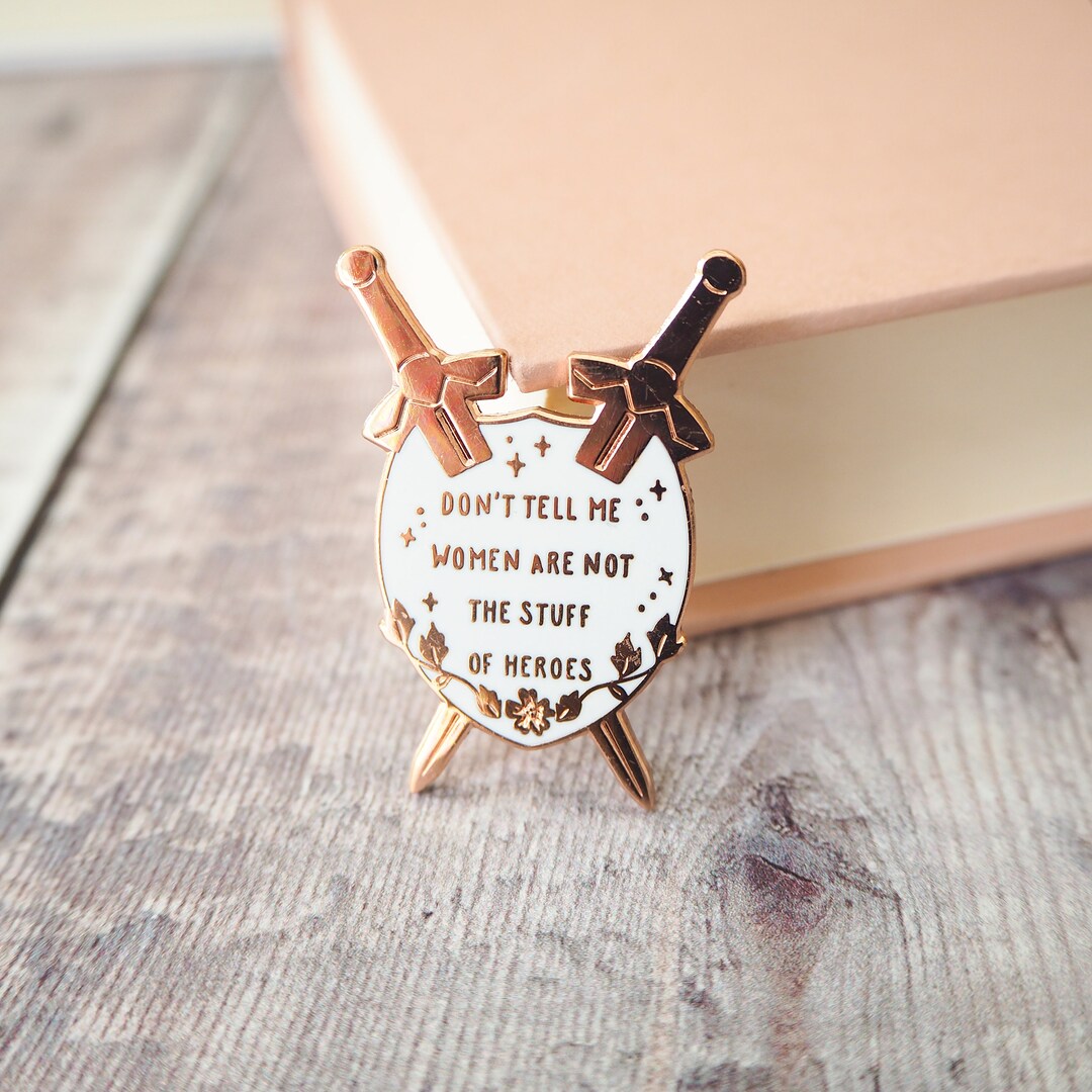 Qiu Jin Enamel Pin - Women Poets Pin Collection - Book Lover - Feminist ...