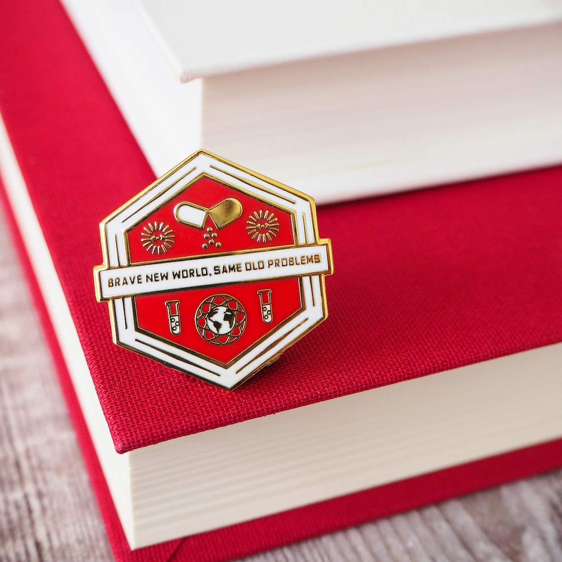 Dystopian Literature Enamel Pin Set - Book Enamel Pins - the Handmaids ...