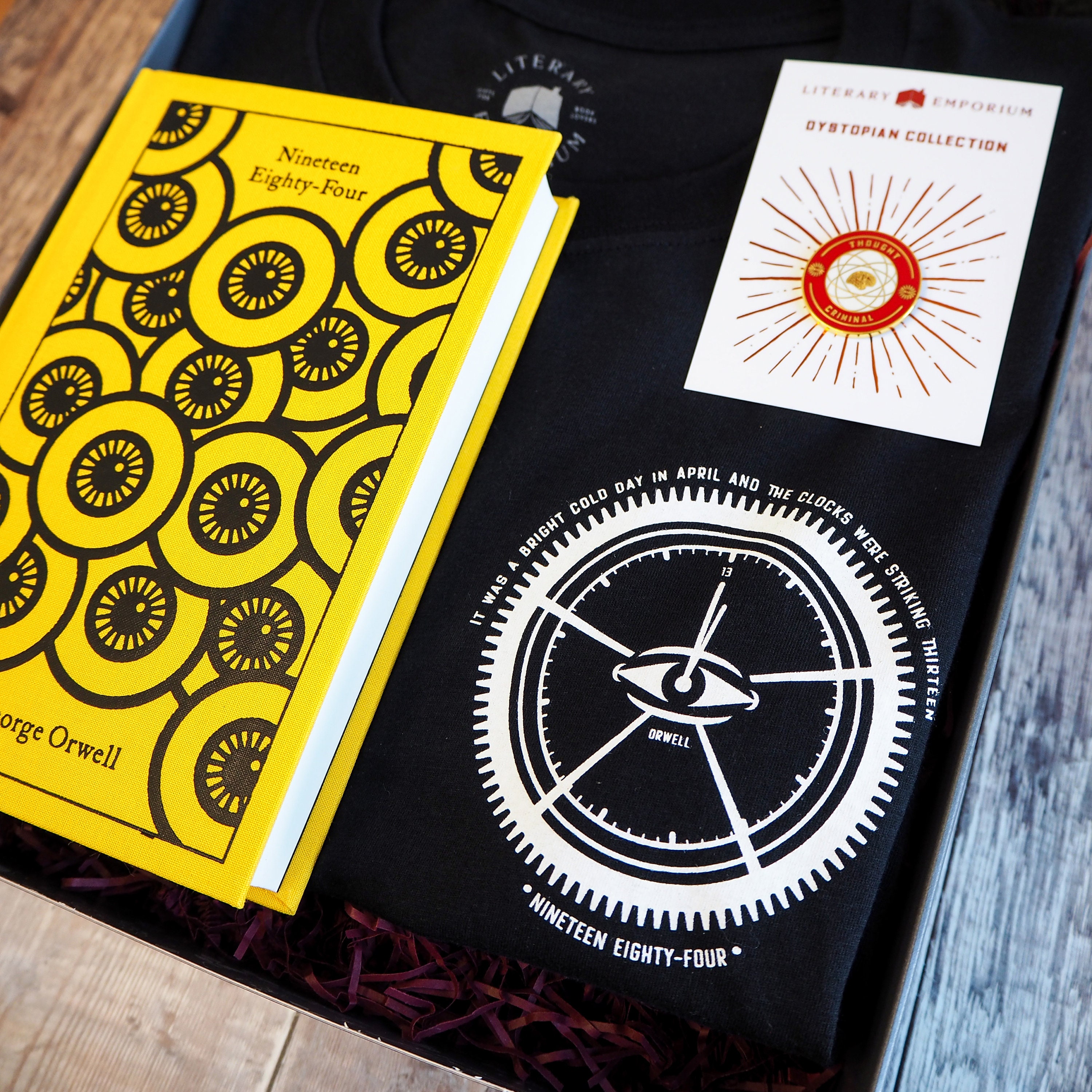 Nineteen Eighty-four Gift Set - George Orwell - Gift Book Lover ...