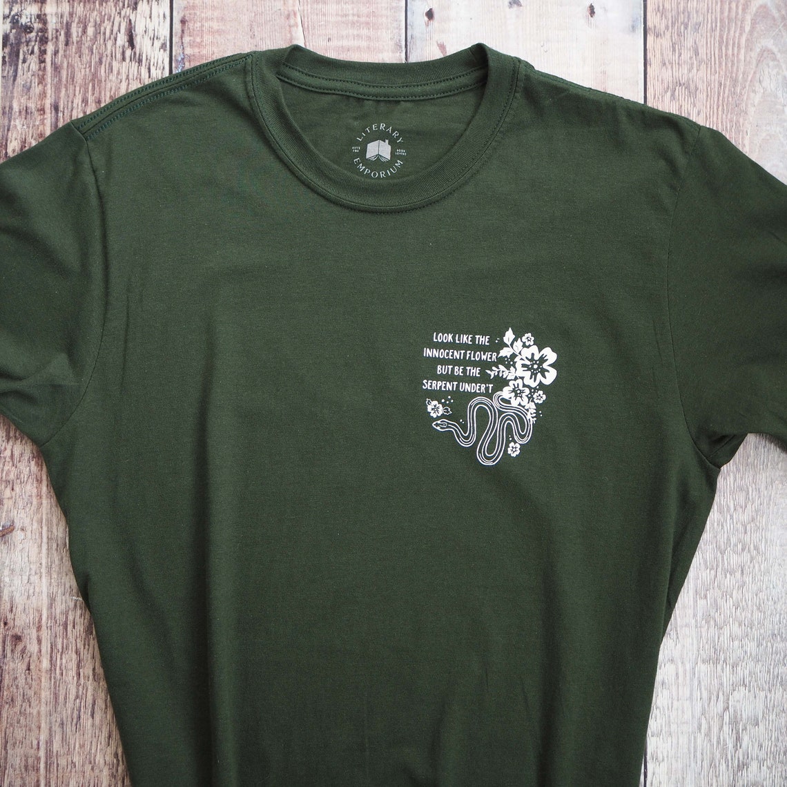 Lady Macbeth Serpent T-shirt Shakespeare Quote T-shirt - Etsy