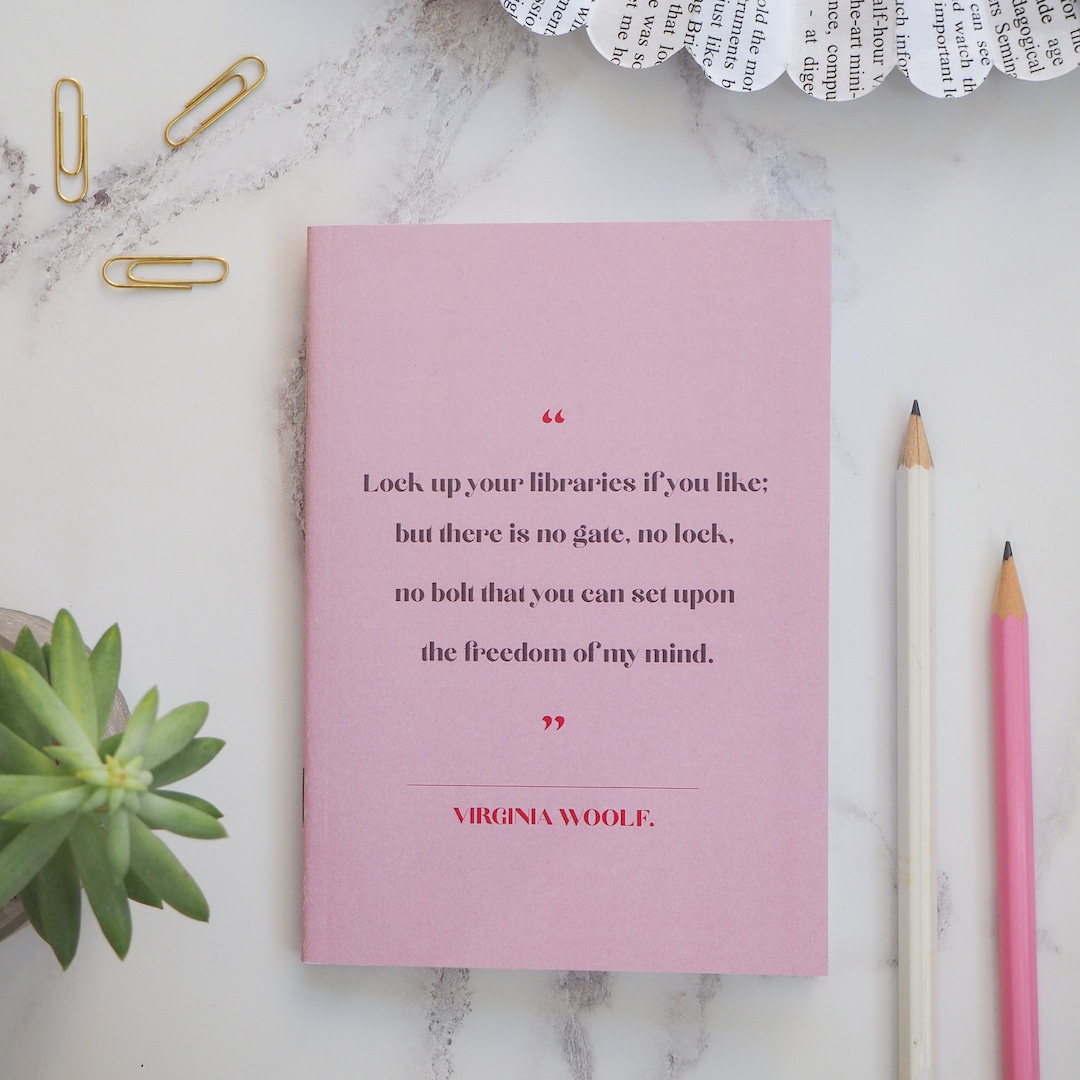Virginia Woolf Notebook - Women Writers Pocket Notebooks - Gift for ...
