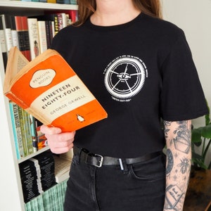Nineteen Eighty-four T-shirt - George Orwell - Dystopian Literature ...