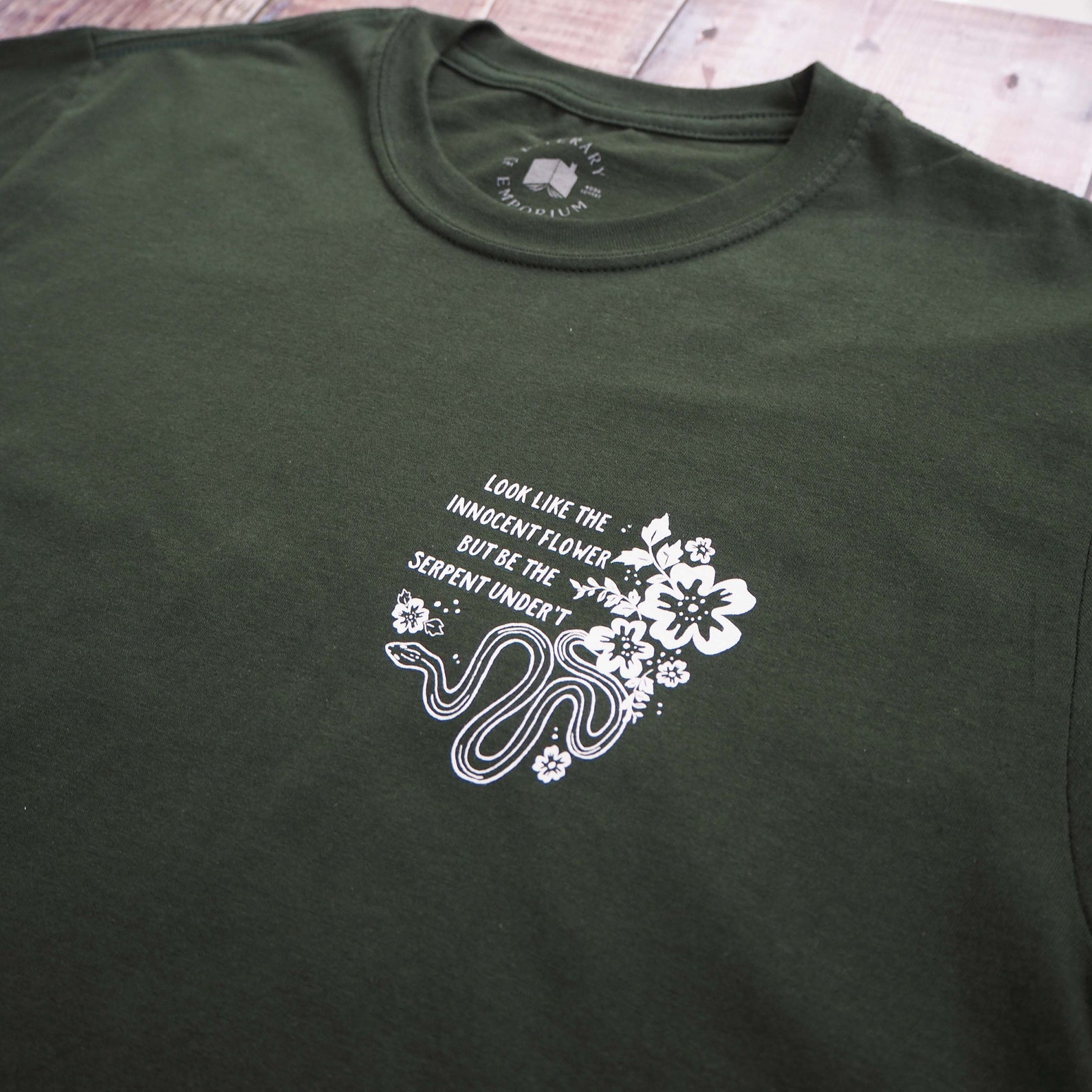 Lady Macbeth Serpent T-shirt - Shakespeare Quote T-shirt - Feminist ...