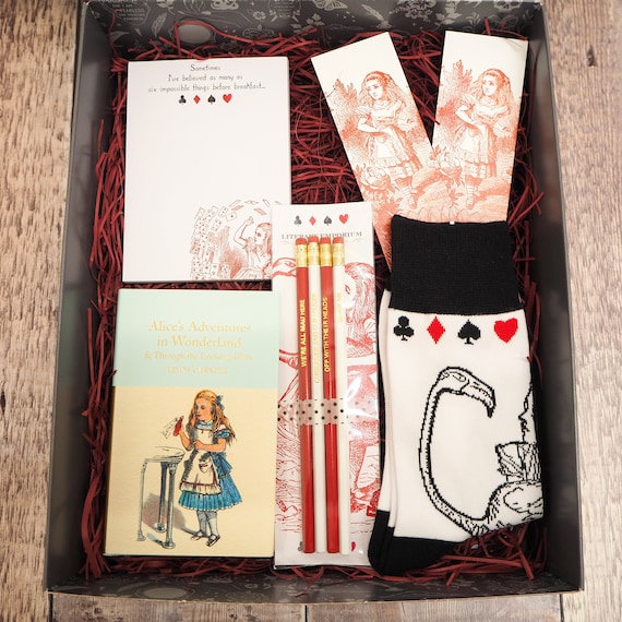 Alice in Wonderland Gift Set Gift Book Lover Lewis Carroll | Etsy
