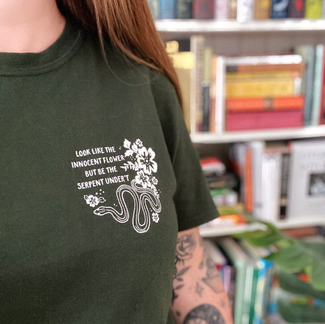 Lady Macbeth Serpent T-shirt Shakespeare Quote T-shirt - Etsy