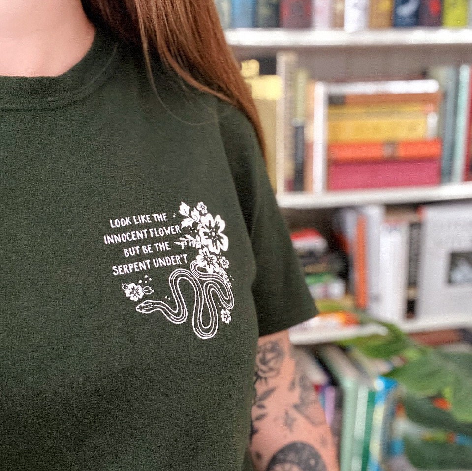 Lady Macbeth Serpent T-shirt Shakespeare Quote T-shirt | Etsy UK