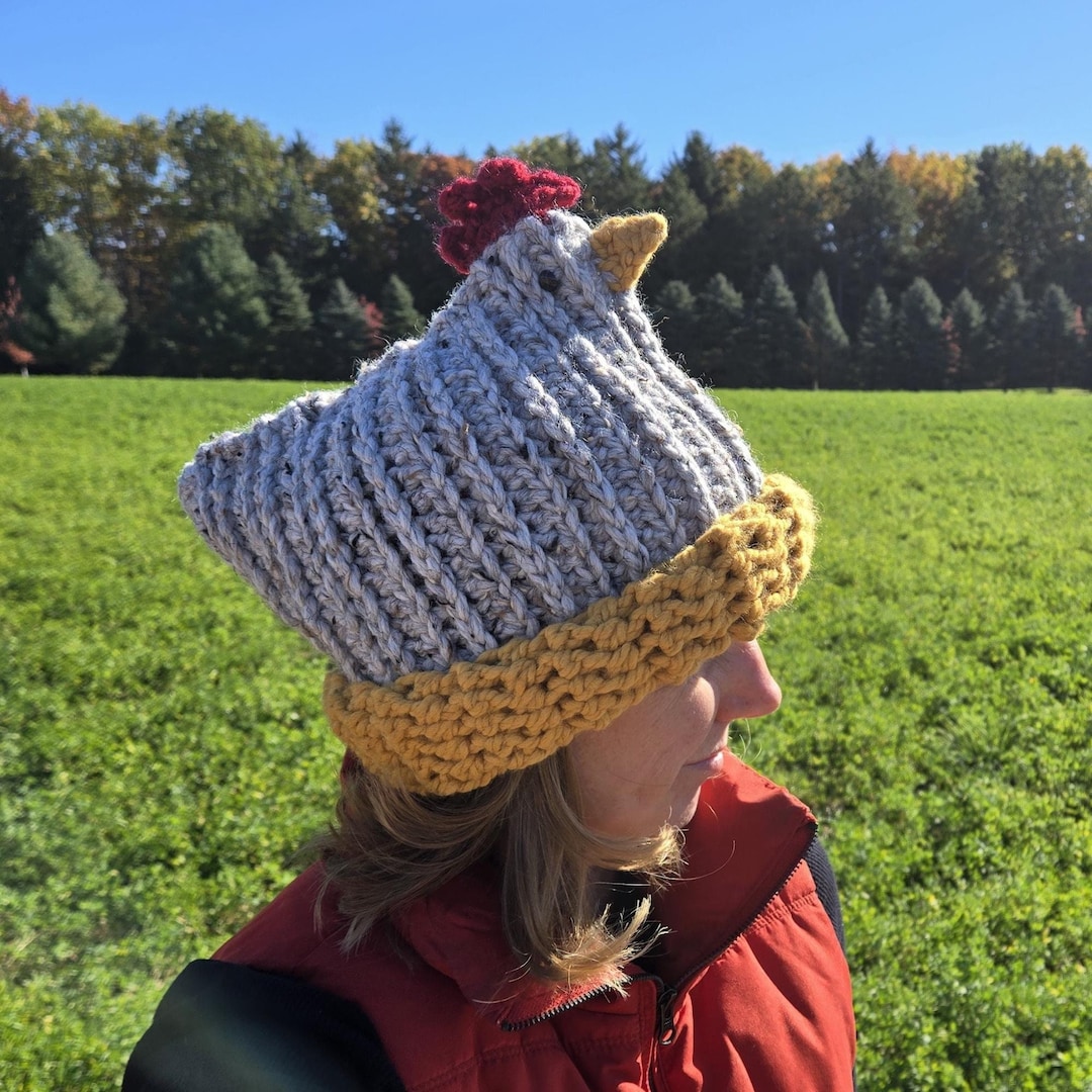 Chicken Hat - Etsy